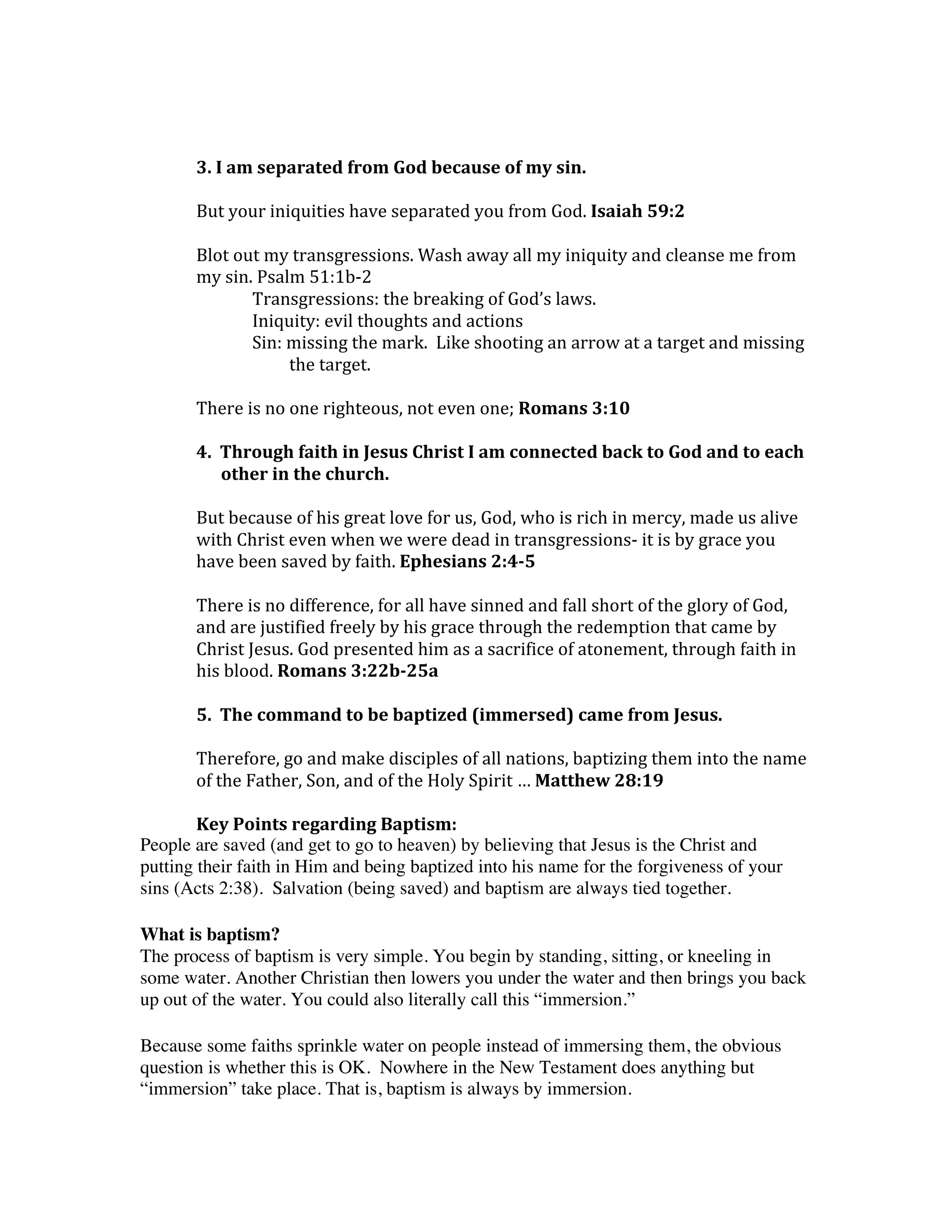 Baptism document | PDF