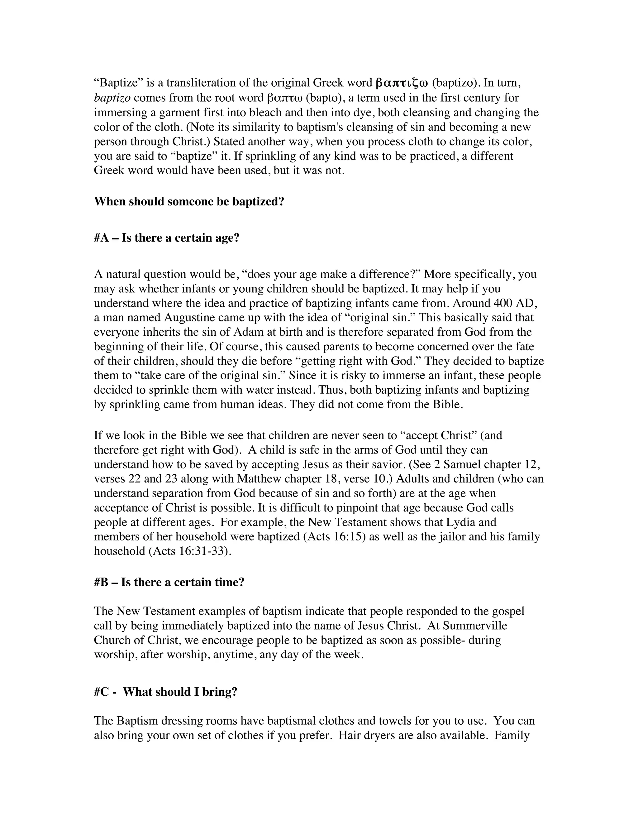 Baptism document | PDF