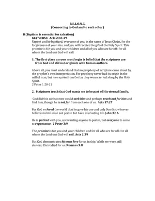 Baptism document | PDF