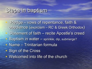 Baptism SOR1 HSC Christianity | PPT