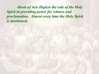 Baptism in the holy spirit | PPT
