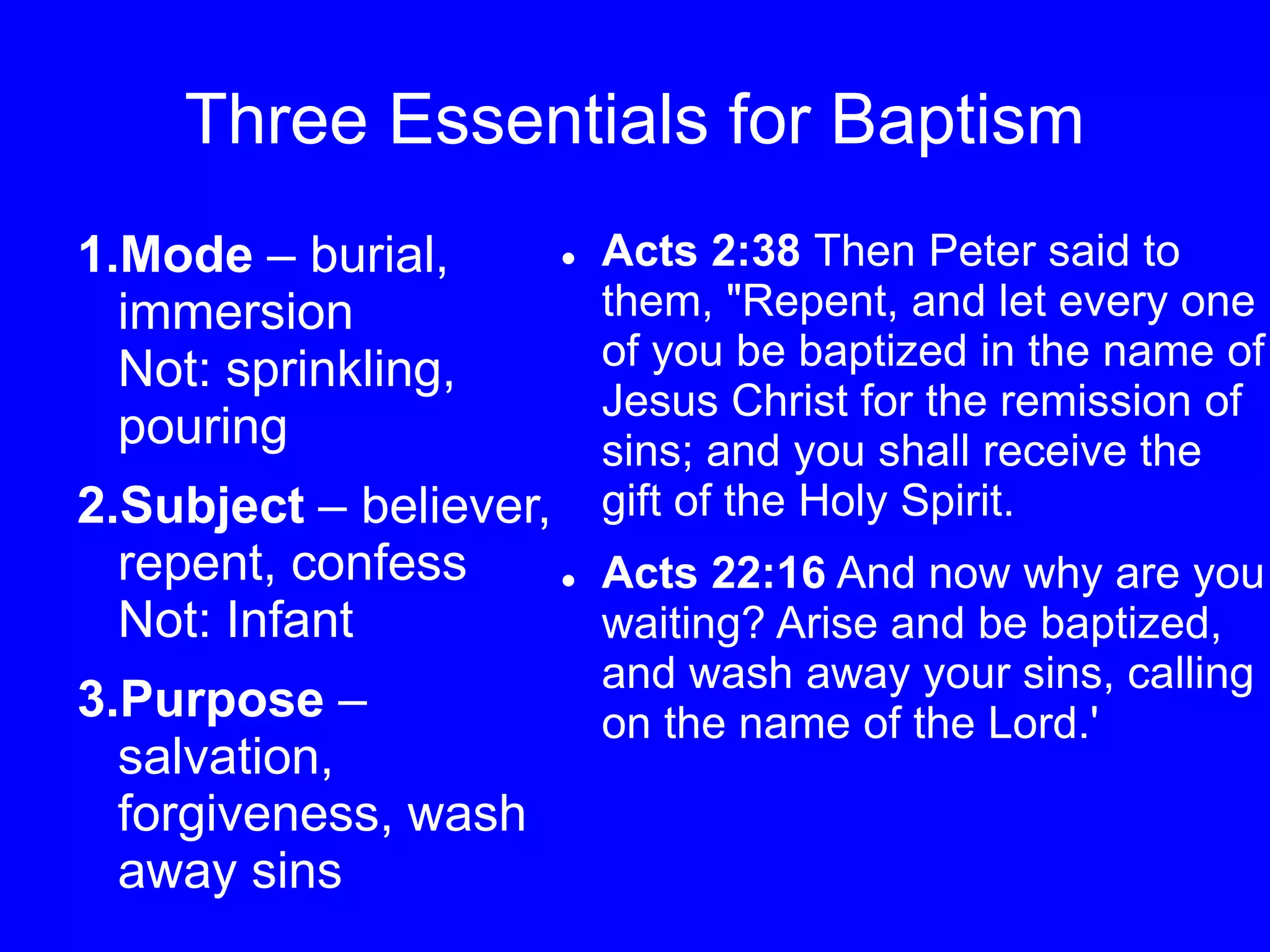 Baptism is not always Baptism.ppt