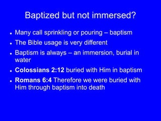 Baptism is not always Baptism.ppt