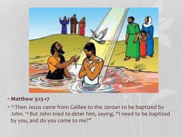 Baptism of jesus | PPTX
