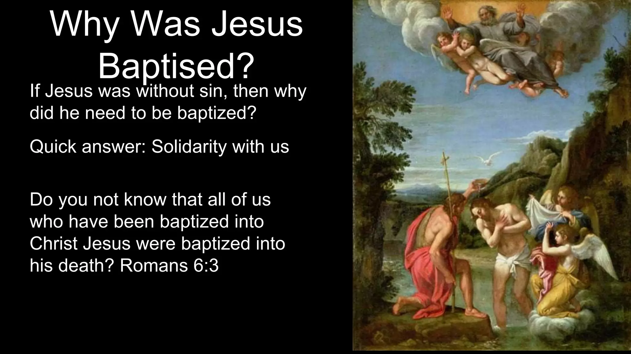 Baptism of jesus | PPTX