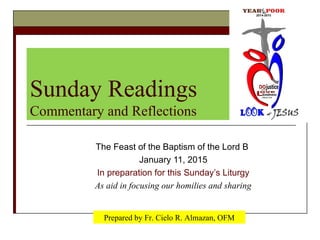 Liturgical Bible Study - Baptism of the Lord Cycle B | PPT