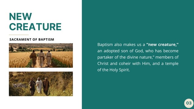 Signs and Symbols: The Sacrament of Baptism | PPT
