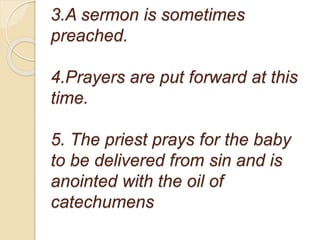 Baptism ritual structure and symbols | PPT