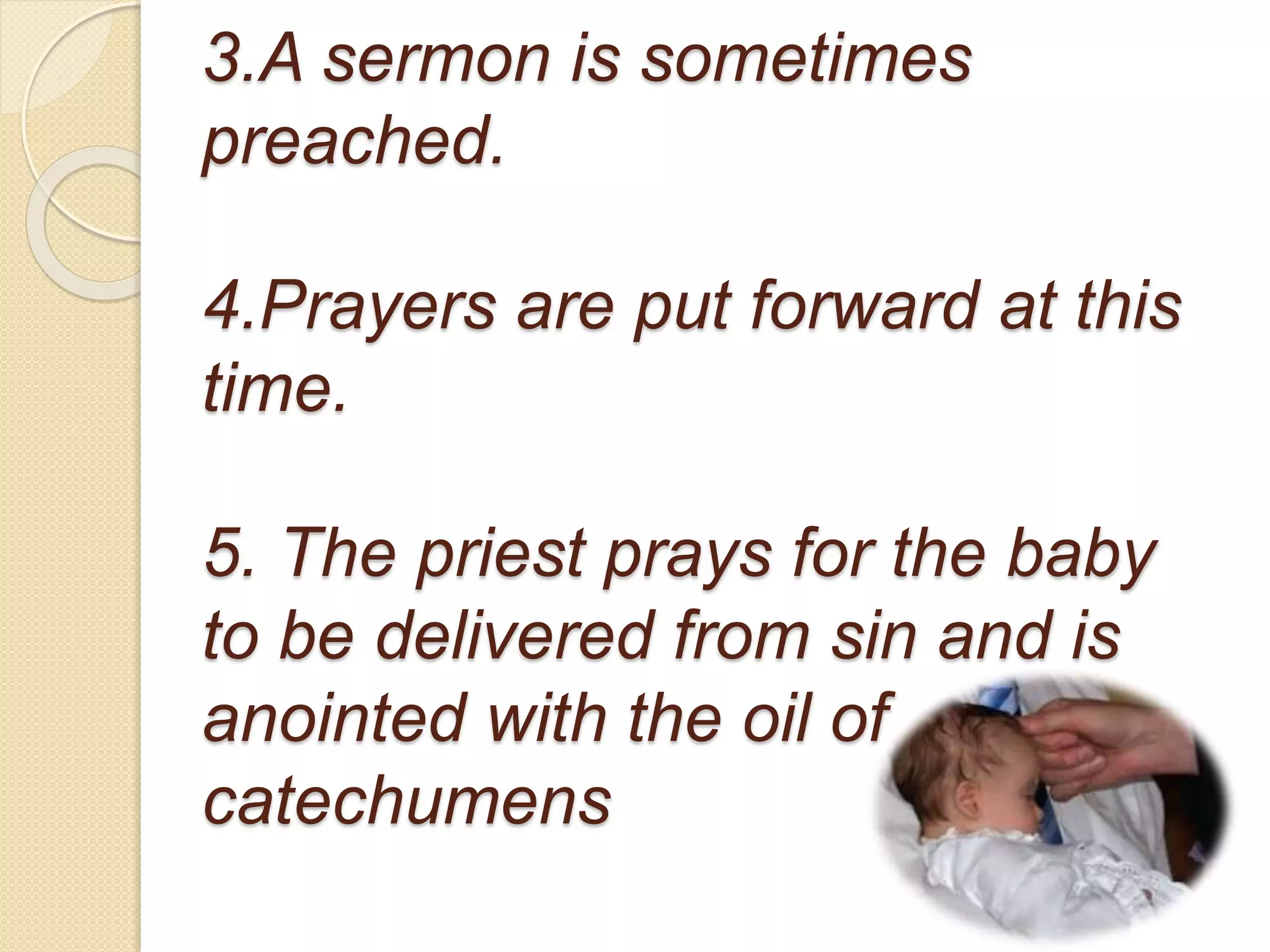 Baptism ritual structure and symbols | PPTX