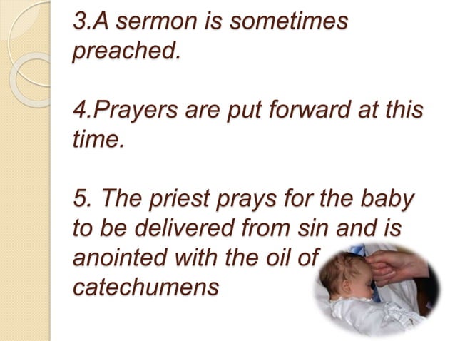 Baptism ritual structure and symbols | PPT