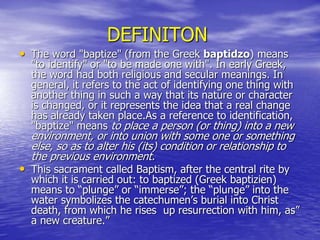 Baptism (theo 103) 7 8.30