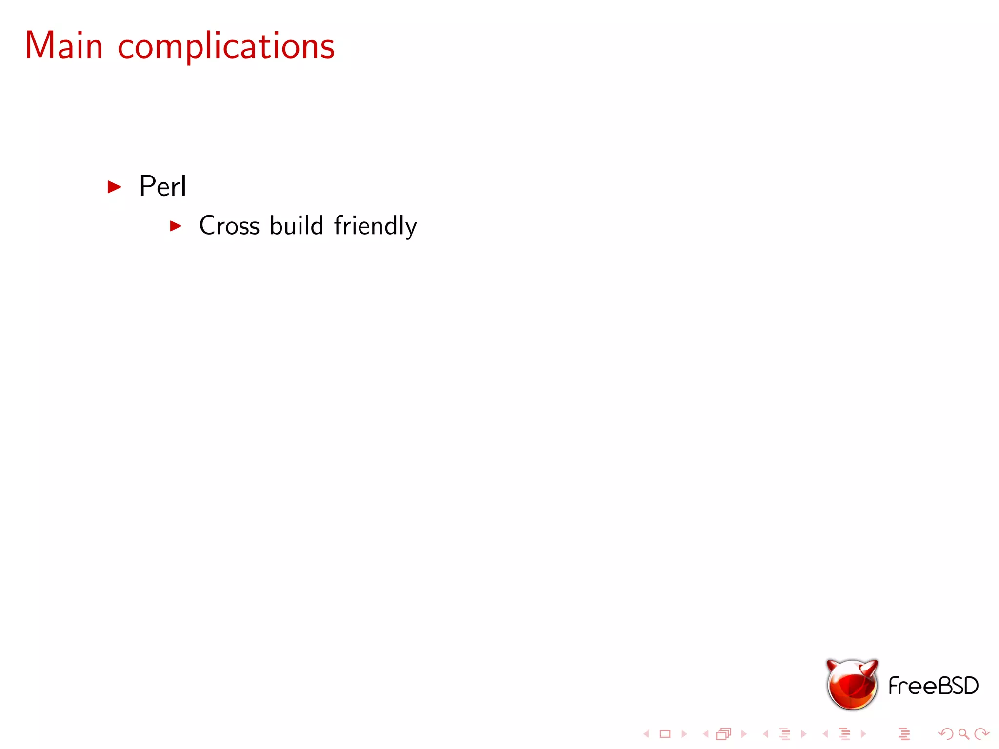 Cross Building the FreeBSD ports tree by Baptiste Daroussin | PPT