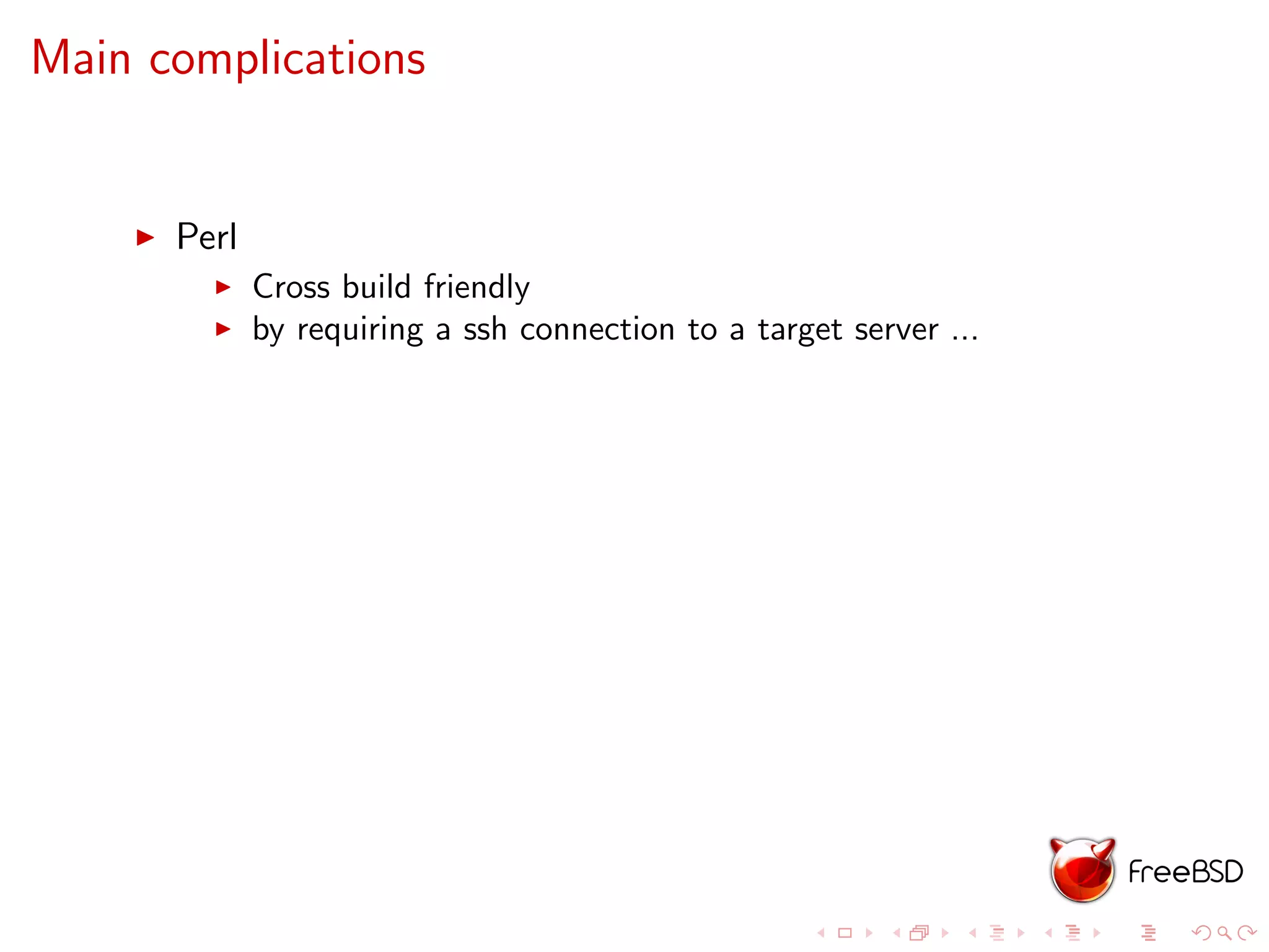 Cross Building the FreeBSD ports tree by Baptiste Daroussin | PPT