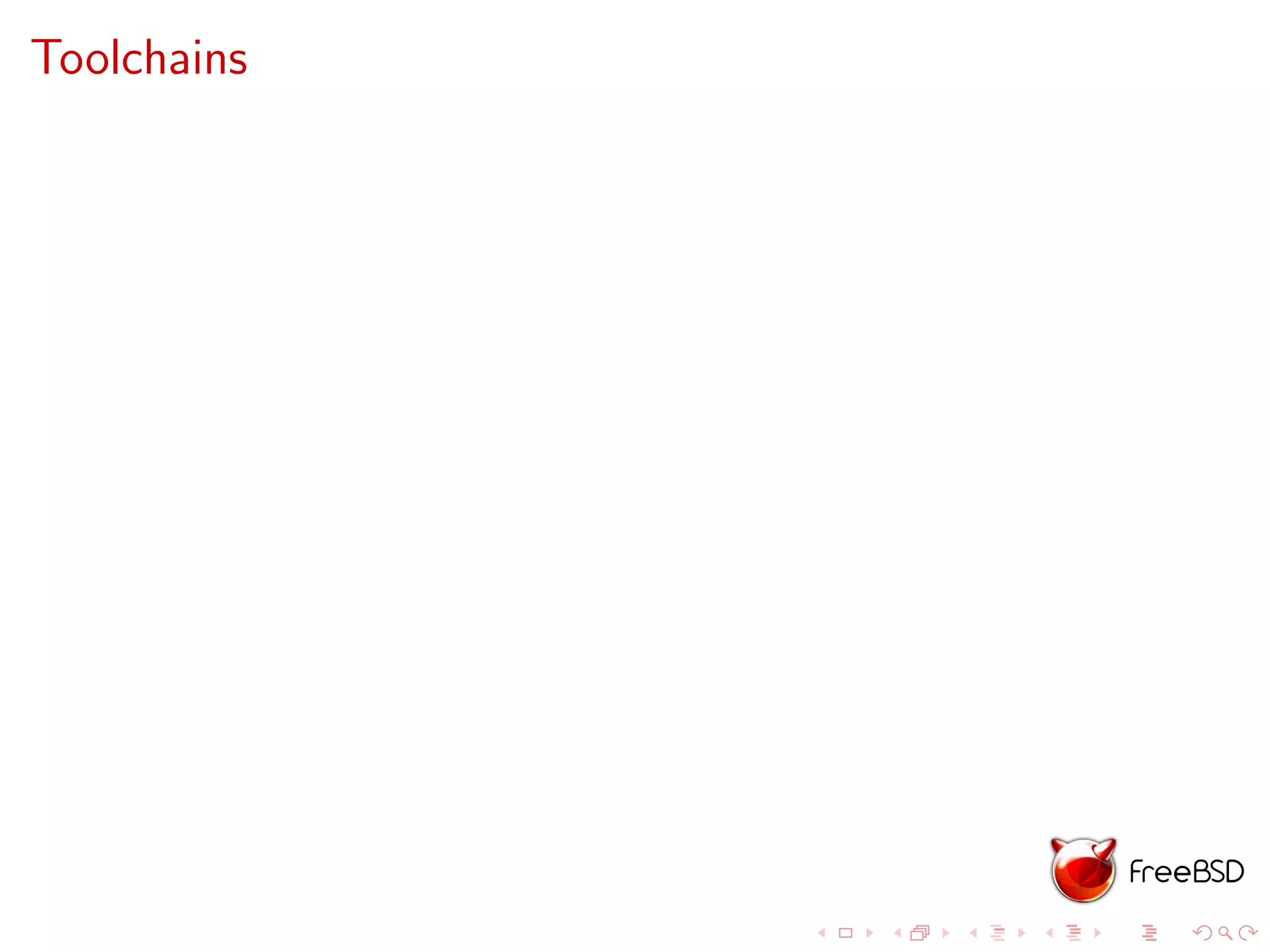 Cross Building the FreeBSD ports tree by Baptiste Daroussin | PPT