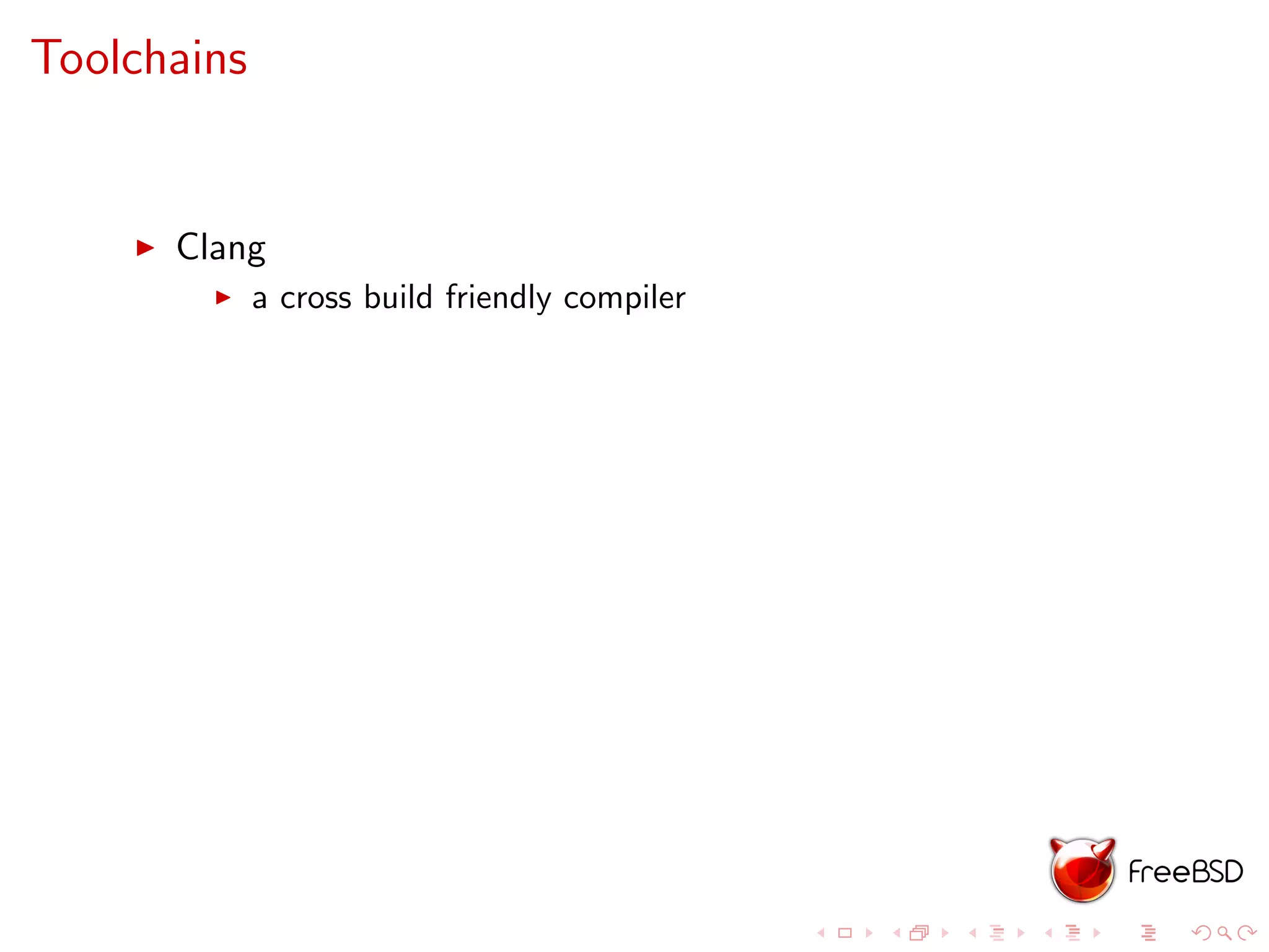 Cross Building the FreeBSD ports tree by Baptiste Daroussin | PPT