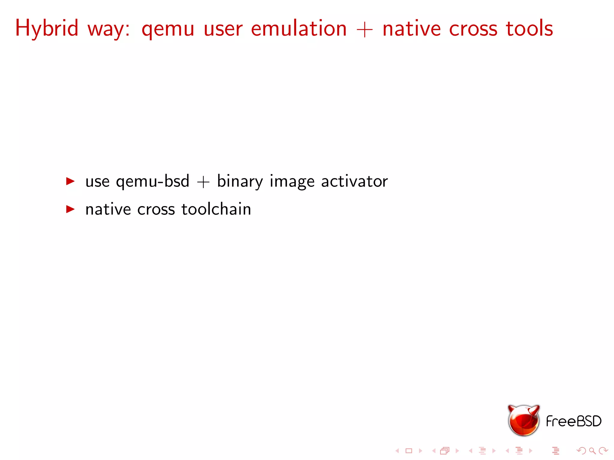 Cross Building the FreeBSD ports tree by Baptiste Daroussin | PPT