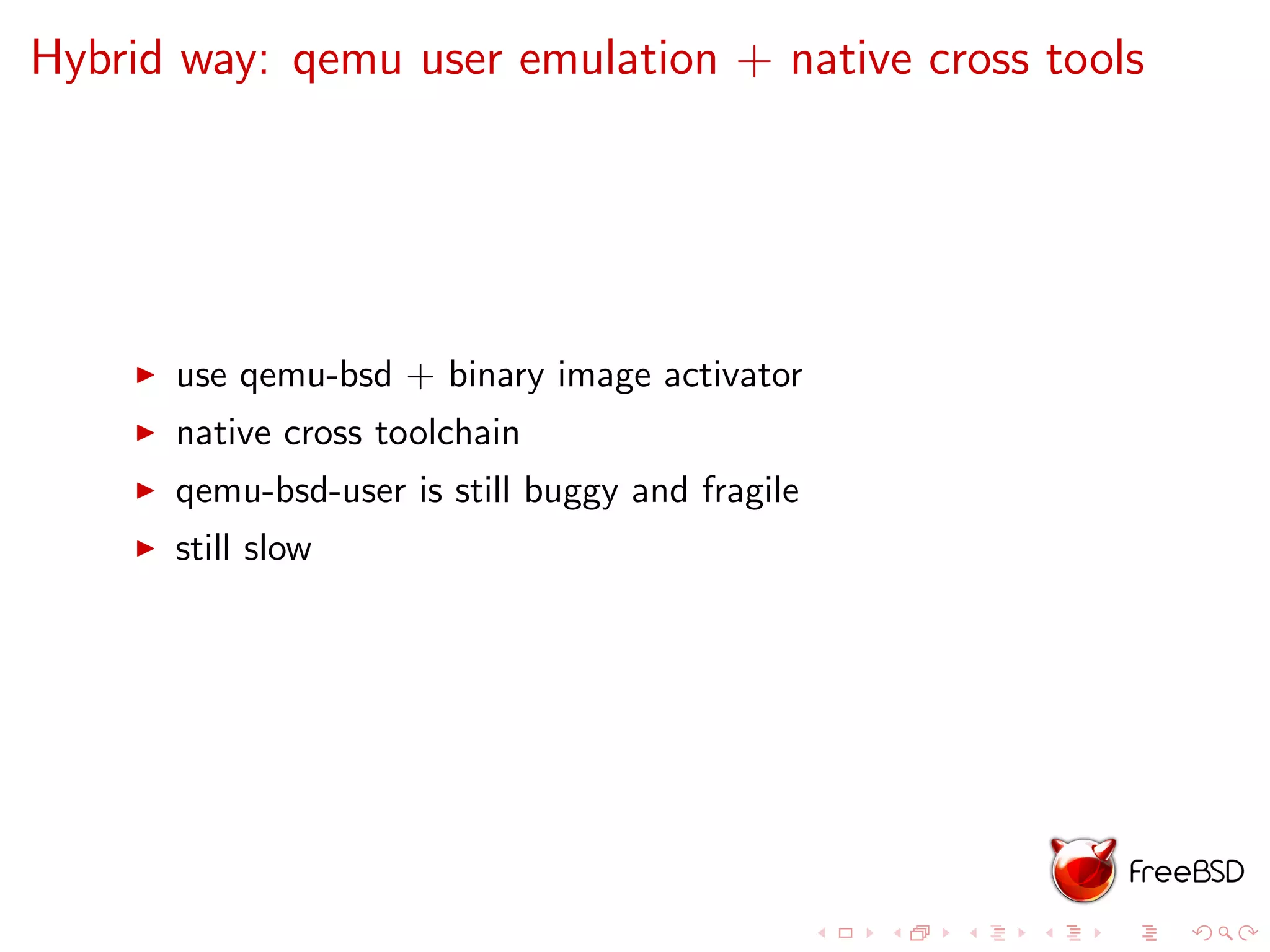 Cross Building the FreeBSD ports tree by Baptiste Daroussin | PPT