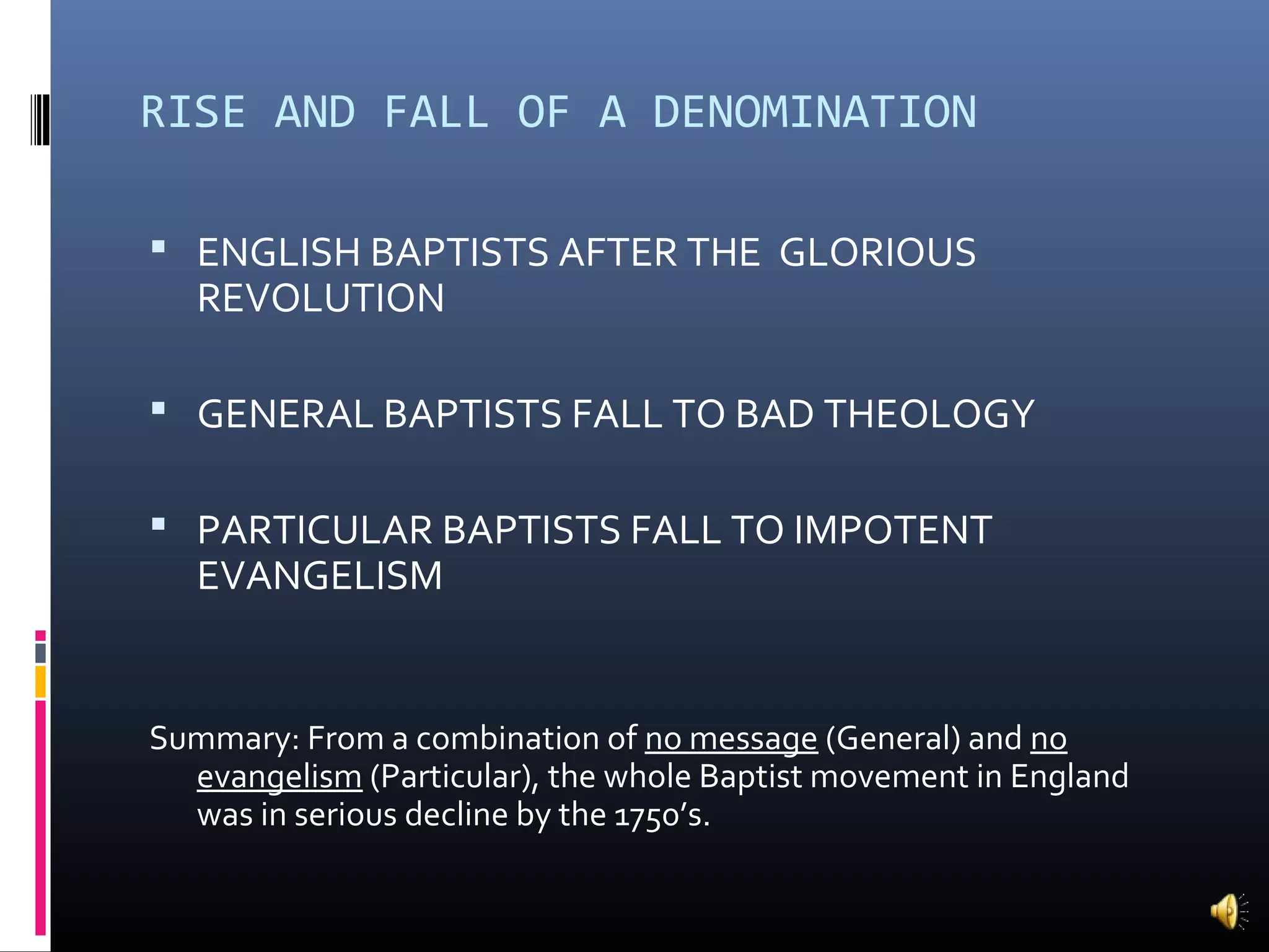 Baptist history ppt 2 b | PPT