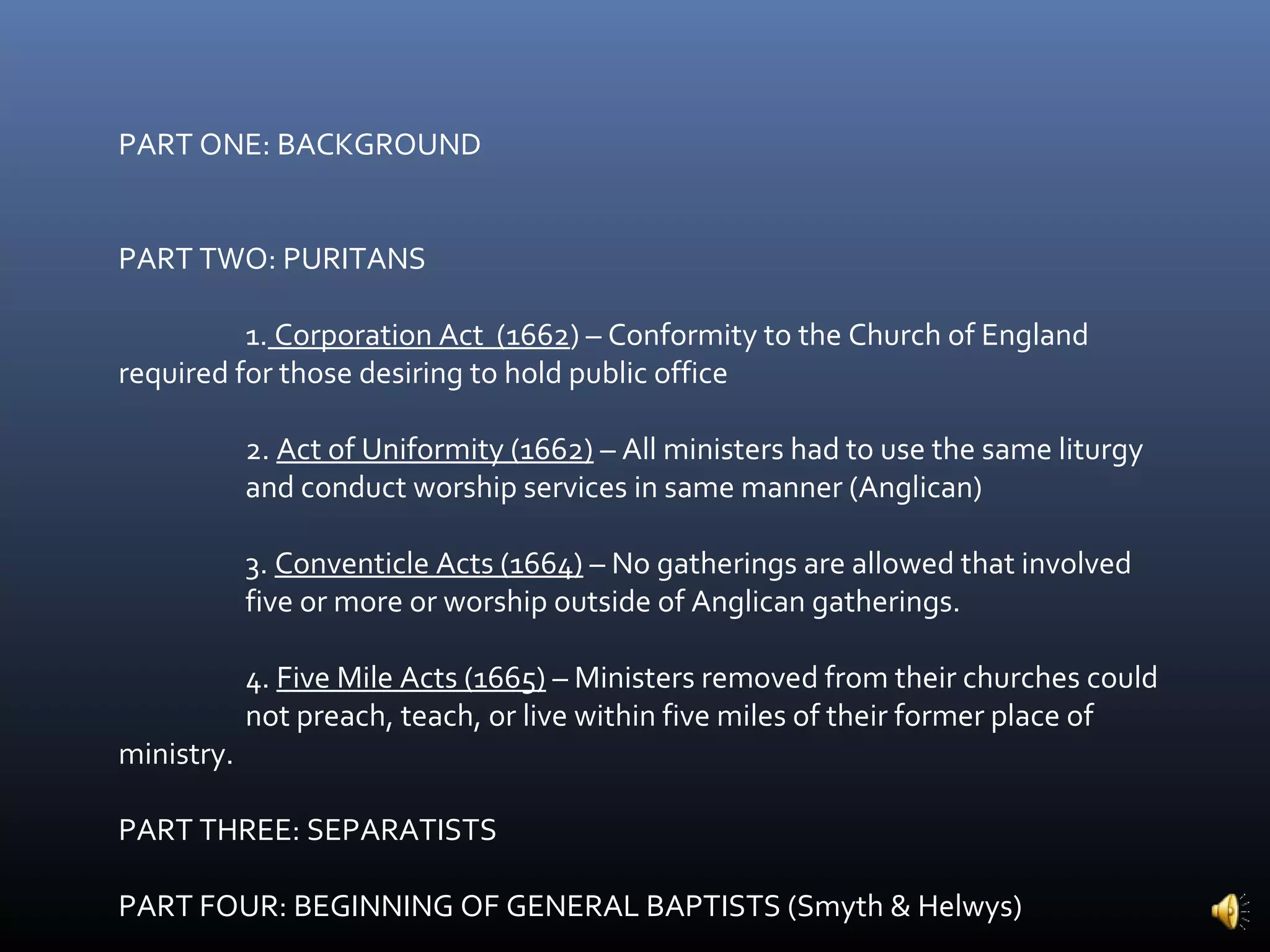 Baptist history ppt 2 b | PPT