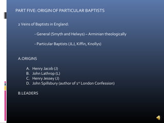 Baptist history ppt 2 b | PPT