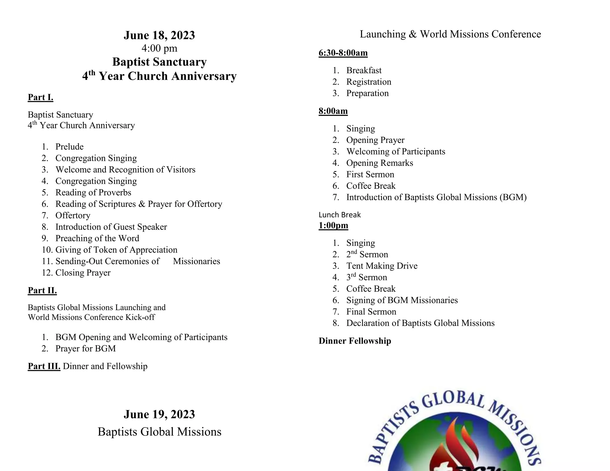 Baptist Sanctuary 4th Year Anniversary Program.docx