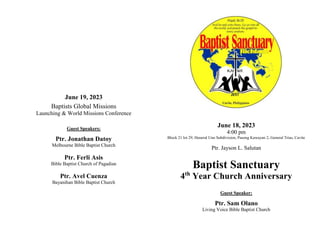 Baptist Sanctuary 4th Year Anniversary Program.docx