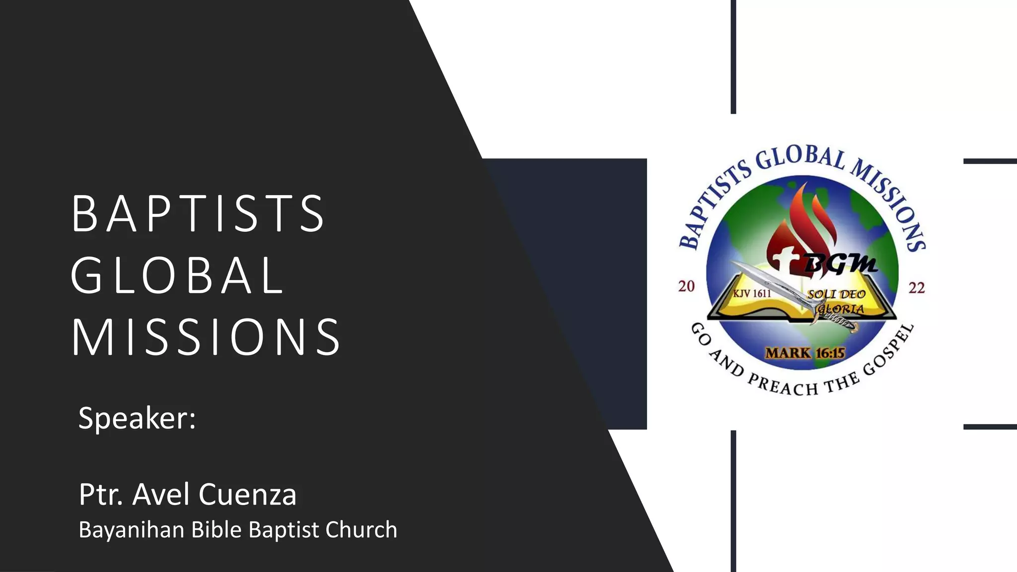 Baptists global missions Profile.pptx