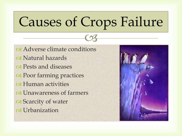 Crops Failure & Adaptation | PPT