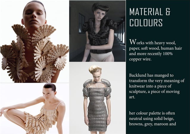 Sandra backlund knitwear | PPT