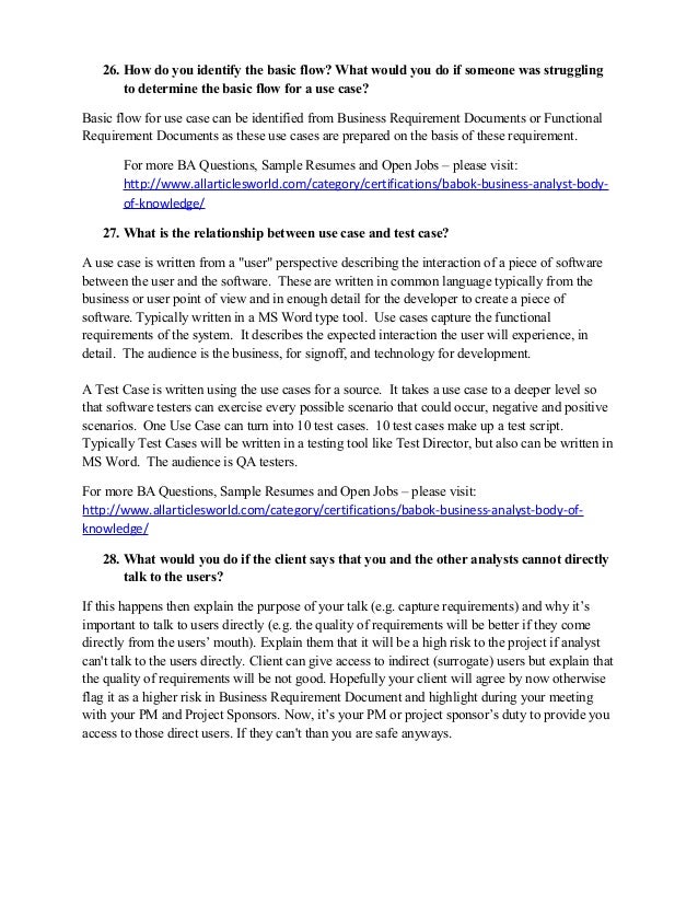 Business Analyst Case Study Questions Case Study Interview Examples Business Analyst Case Study Questions Case Study Interview Examples