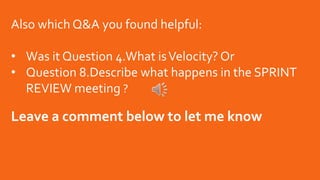 Ba questions v1 agile | PPTX