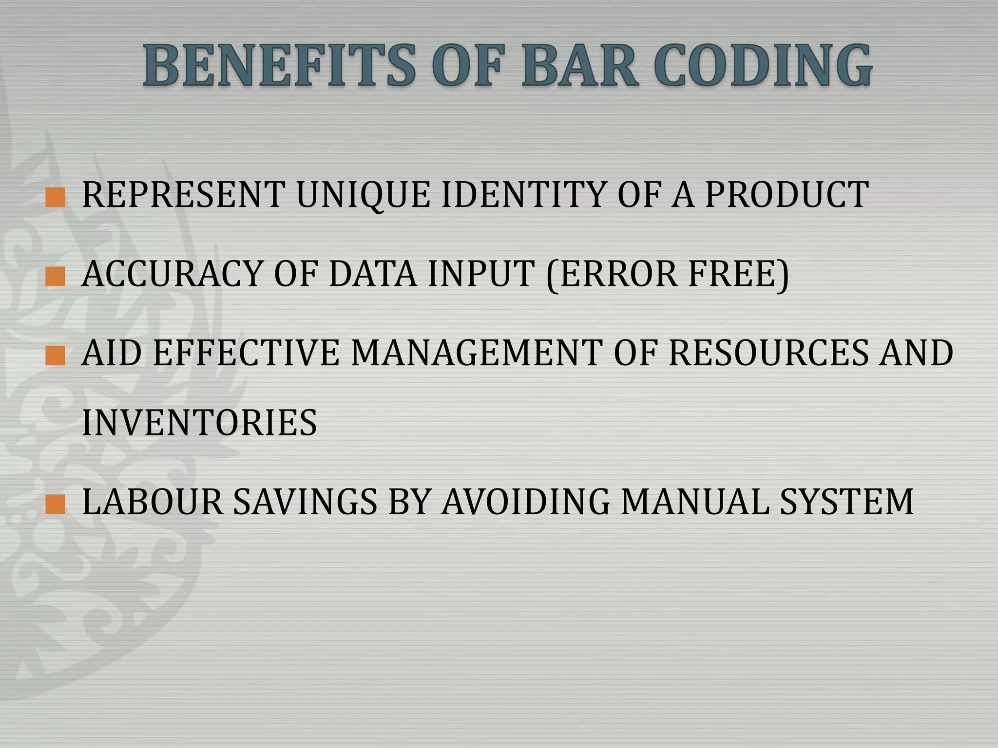 Bar code-technology in tire industry | PPTX