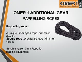 OMER1 Rappelling & Rescue Equipment | PDF