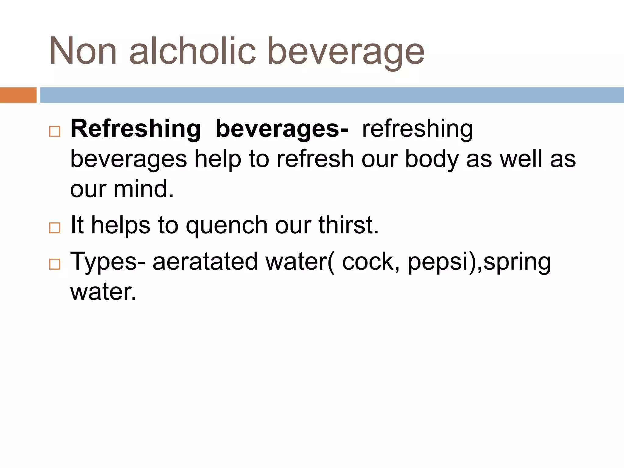 Beverage classification | PPTX