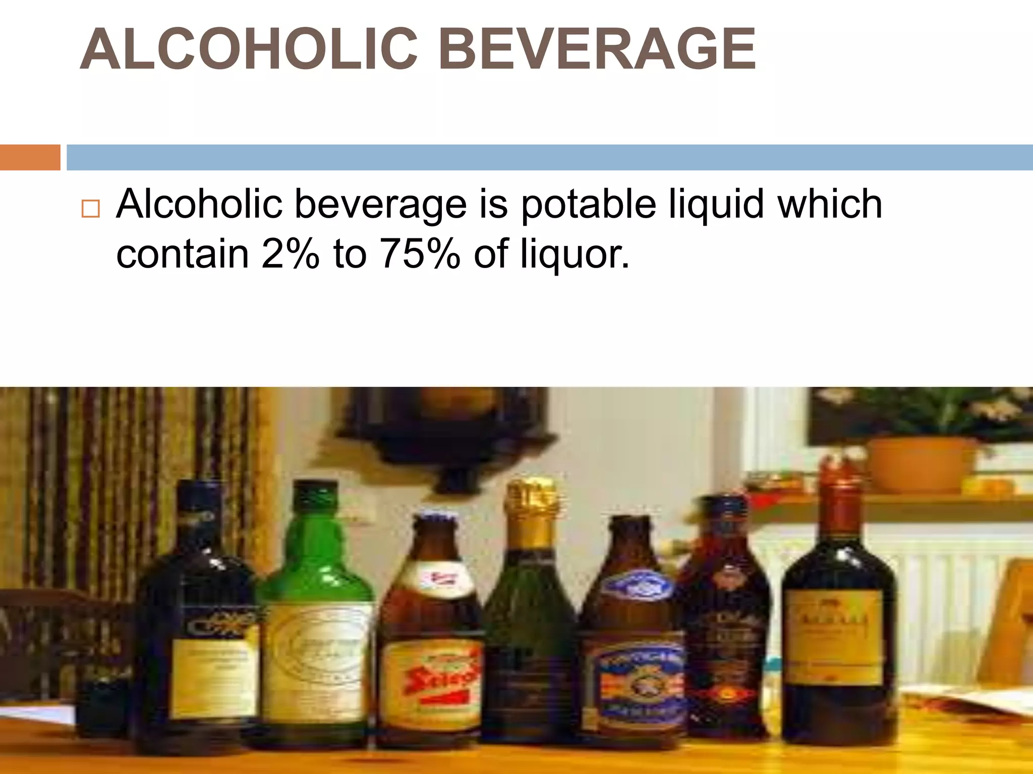 Beverage classification | PPTX