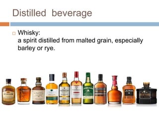 Beverage classification | PPTX