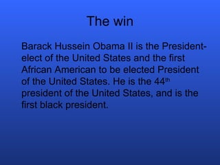 Obama Presentation | PPT