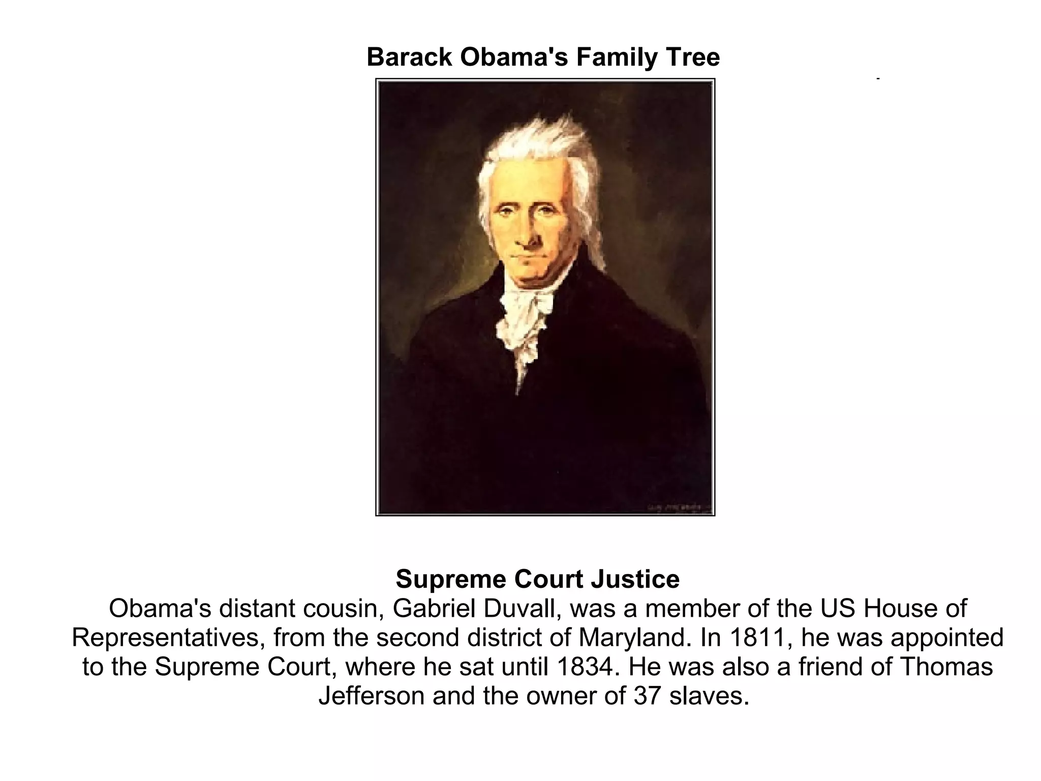 Barack Obama Family Tree | PPT