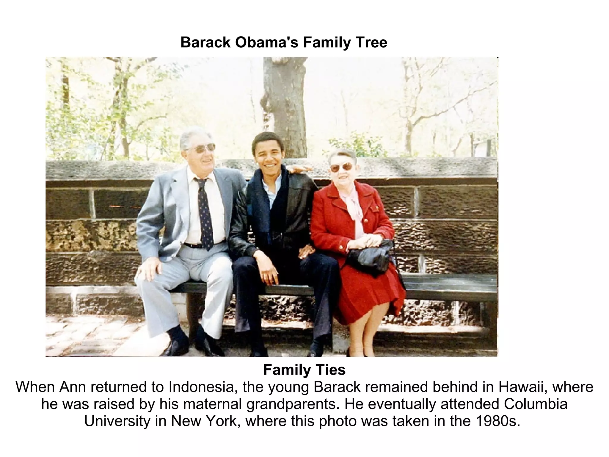 Barack Obama Family Tree | PPT