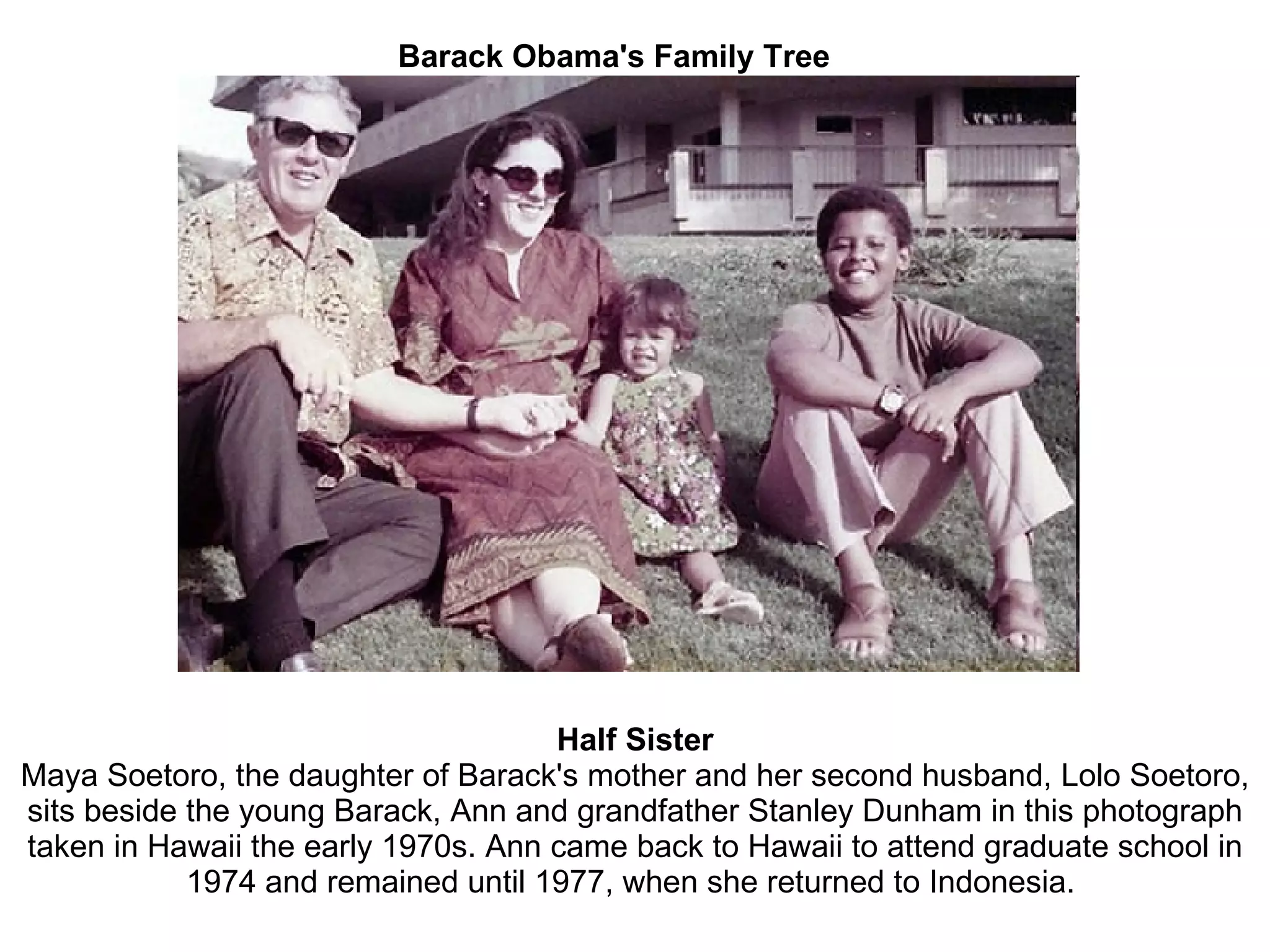 Barack Obama Family Tree | PPS