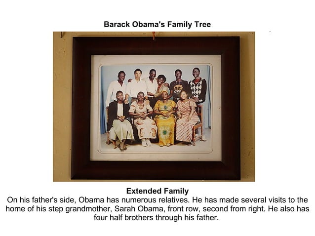 Barack Obama Family Tree | PPT
