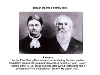Barack Obama Family Tree | PPT