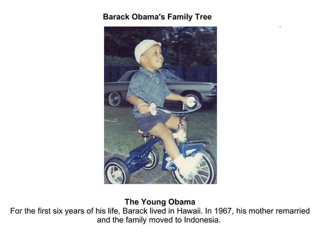 Barack Obama Family Tree | PPT