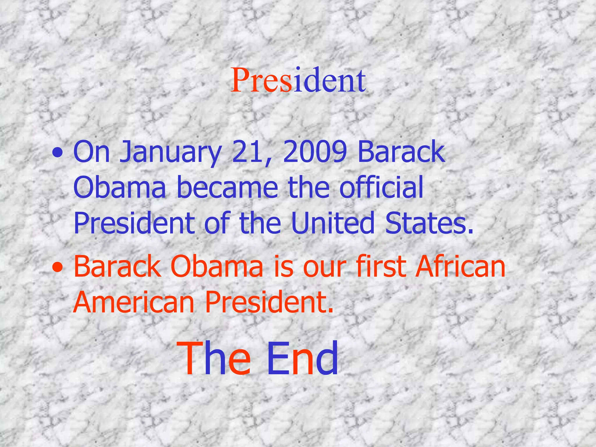 Barack Obama | PPT
