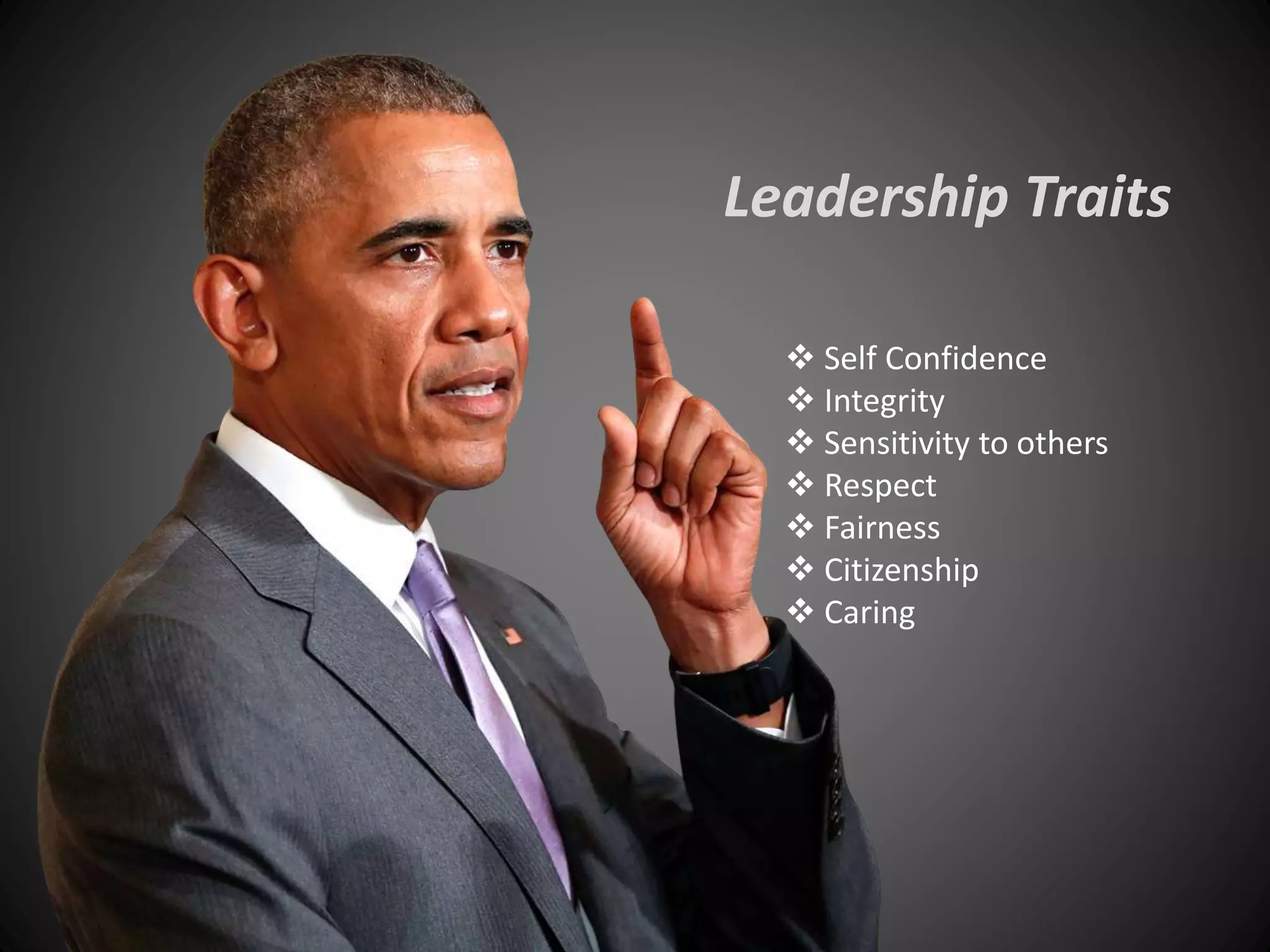 Barack obama as a leader | PPTX