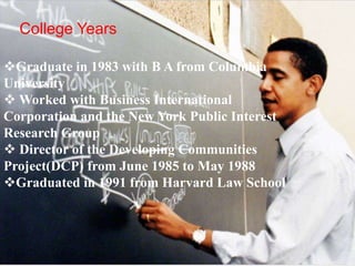 Barack obama as a leader | PPTX