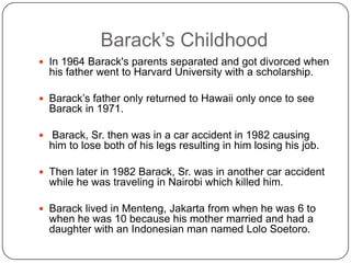 Barack Obama, Jr | PPTX