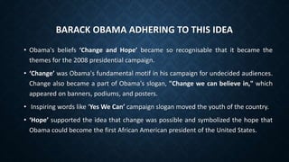 Barack obama presidential campaign '08 | PPTX