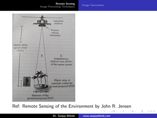 Image Processing Techniques: Remote Sensing Perspective | PDF