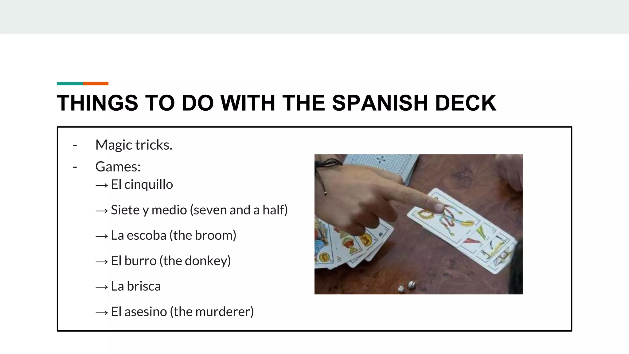 Spanish Deck | PPTX
